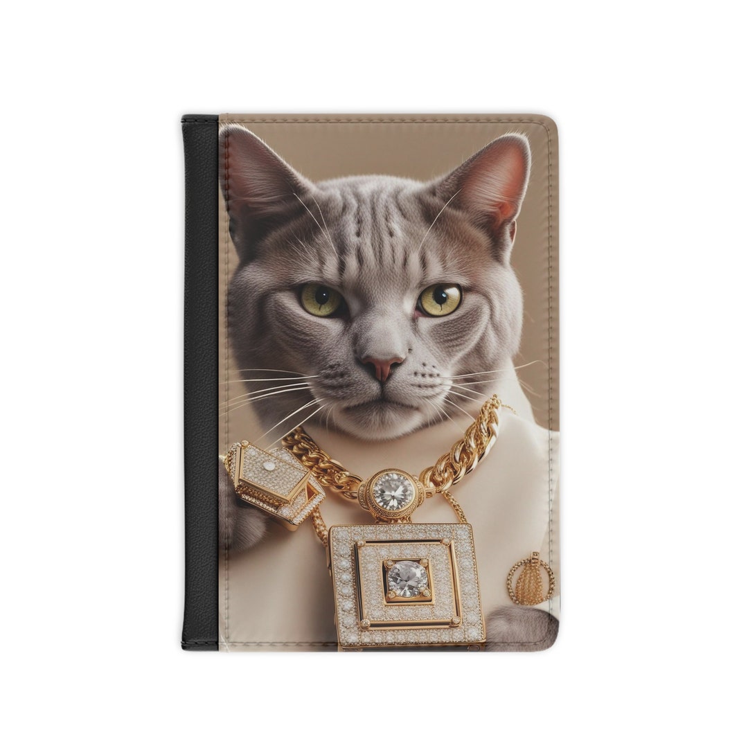 Icey Cat Passport Cover - Etsy