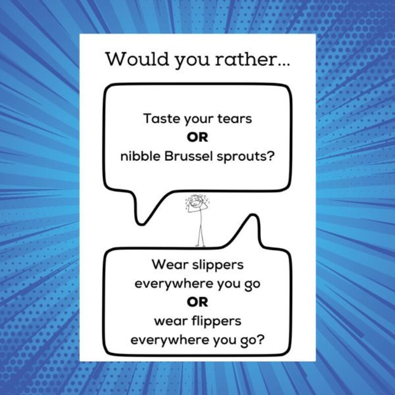 Would You Rather: Questions for Kids by a Kid - Etsy