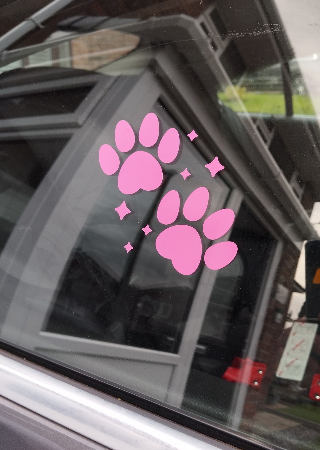 Paw Prints Vinyl Decal Sticker for Car and Other Vehicles - Etsy UK