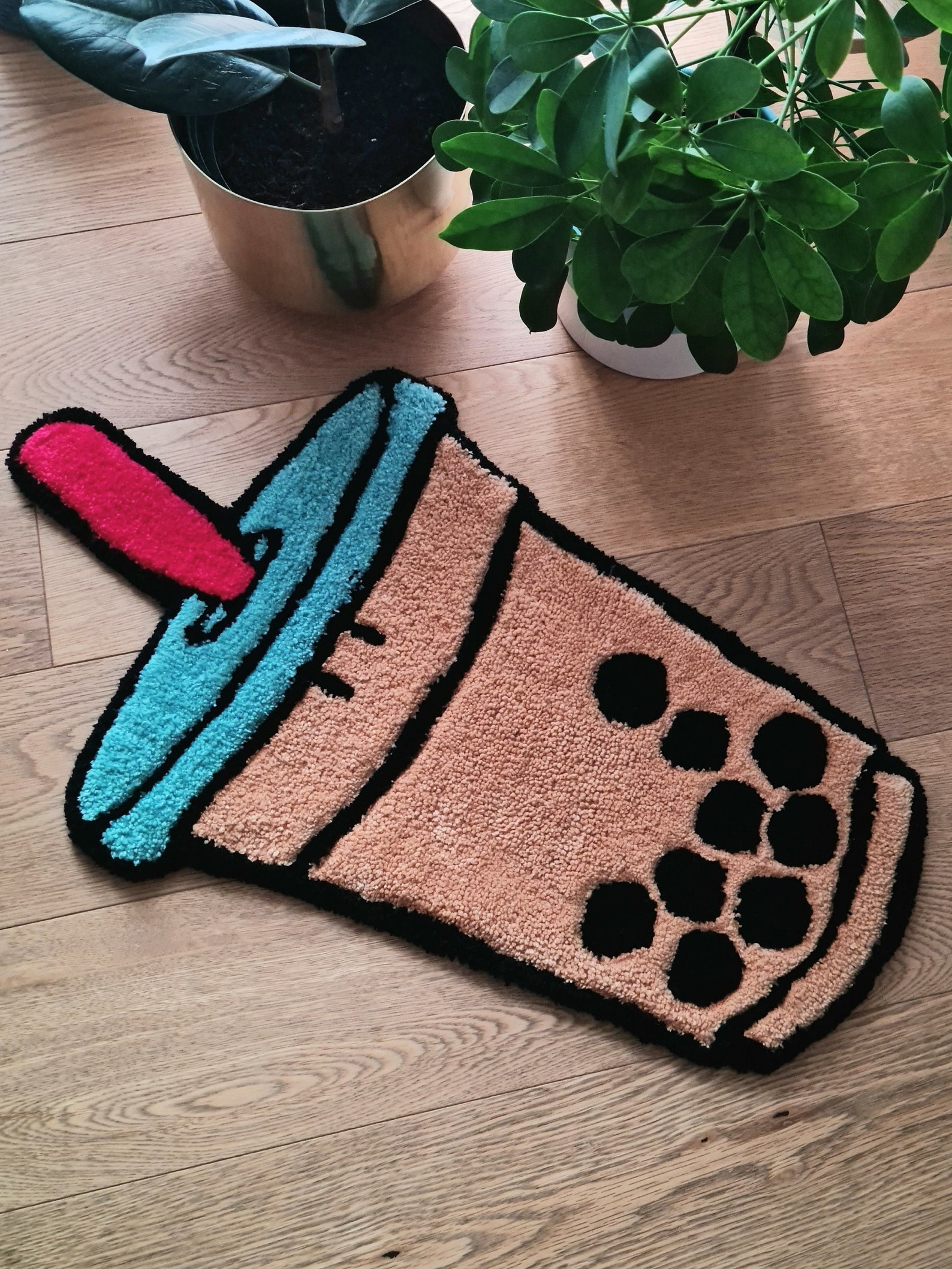 Bubble Tea Rug, Hand Tufted - Etsy
