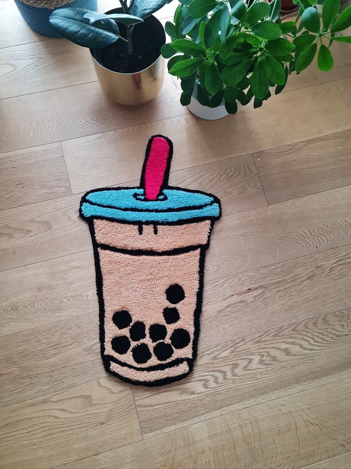 Bubble Tea Rug, Hand Tufted - Etsy