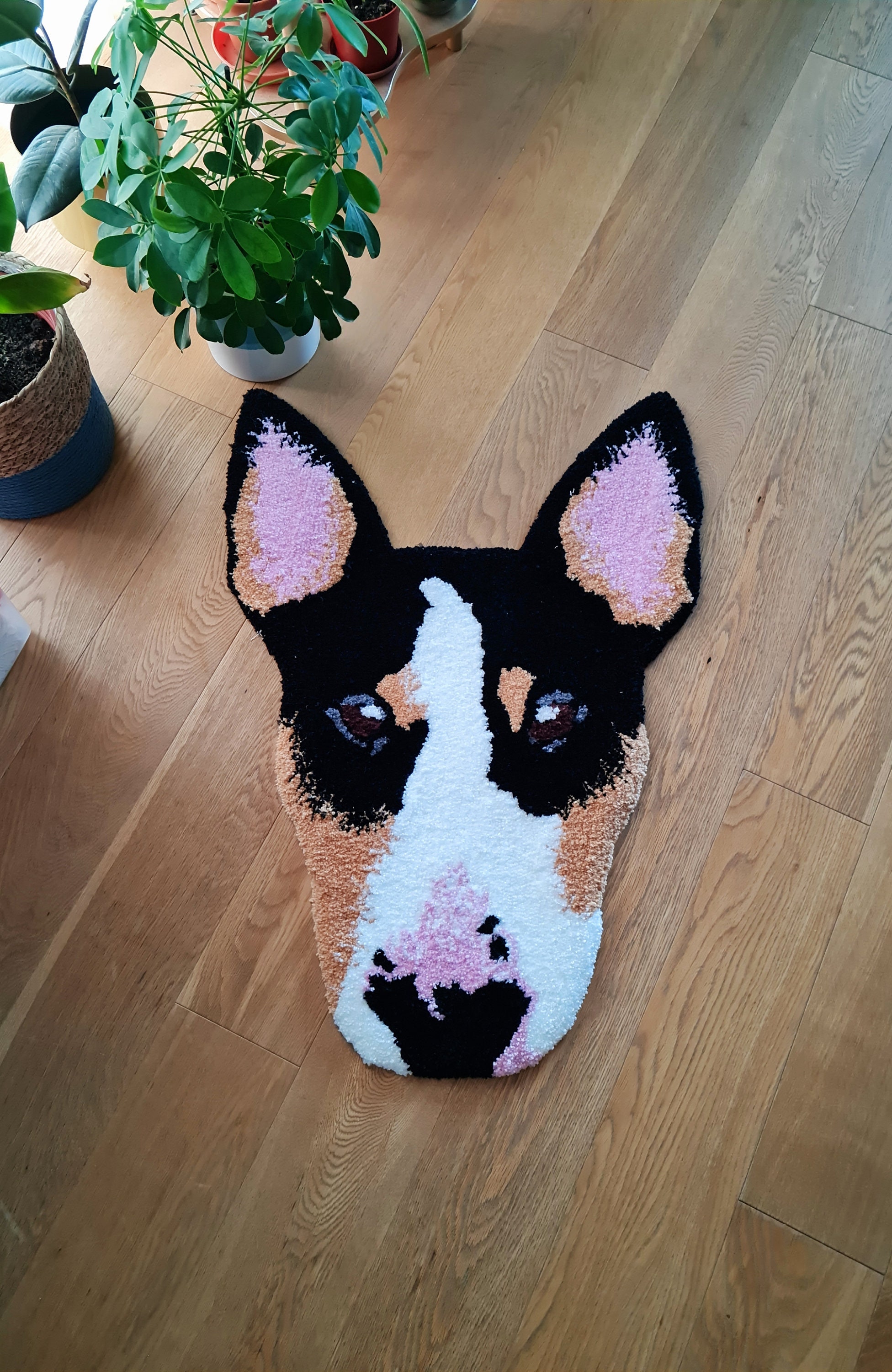 Custom Pet Portrait Rug Dog / Cat Rug Tufted Rug Handmade in the UK - Etsy