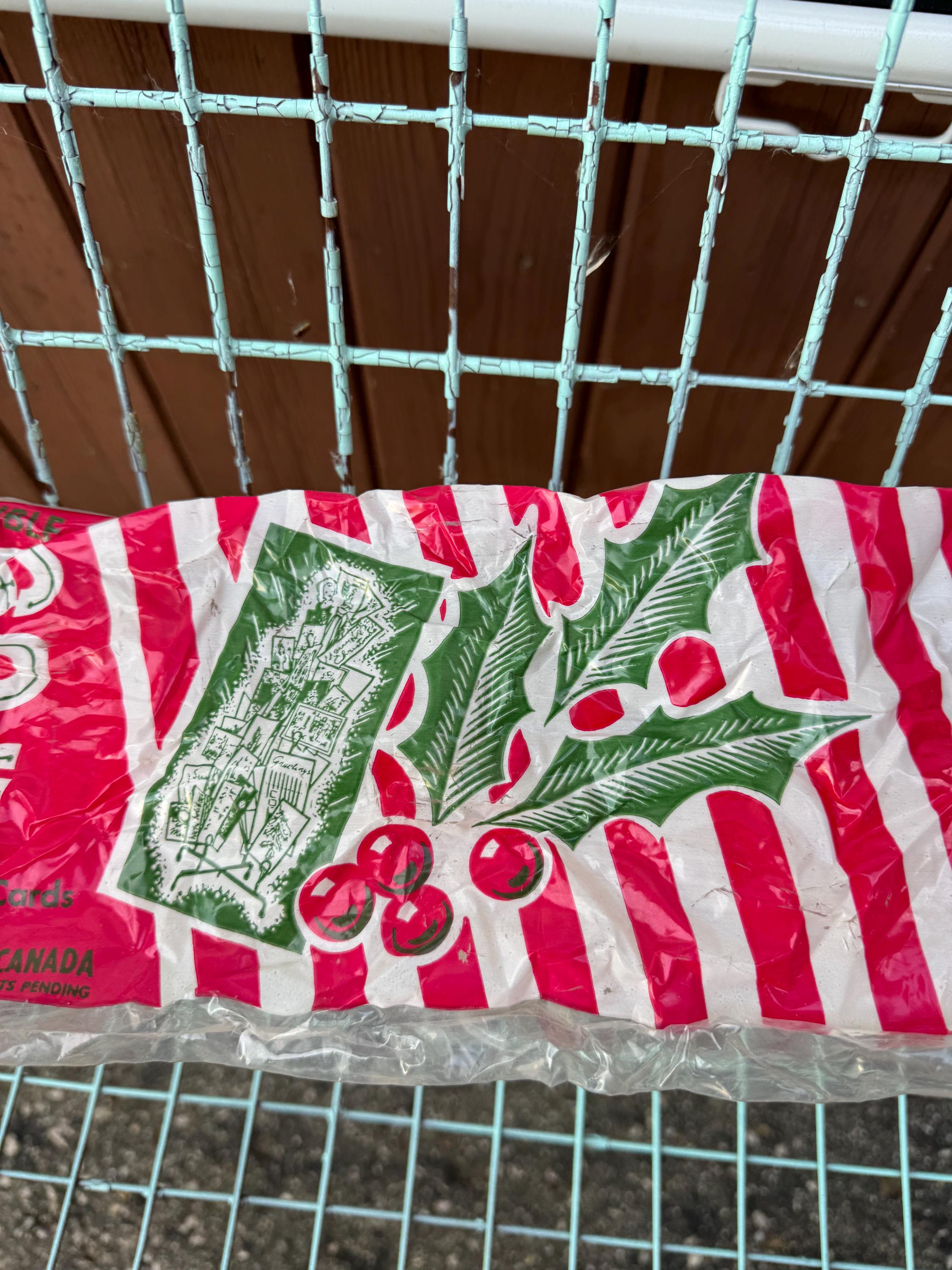 Christmas Tree Card Holder Vintage Metal Manufactured in Canada Holds ...