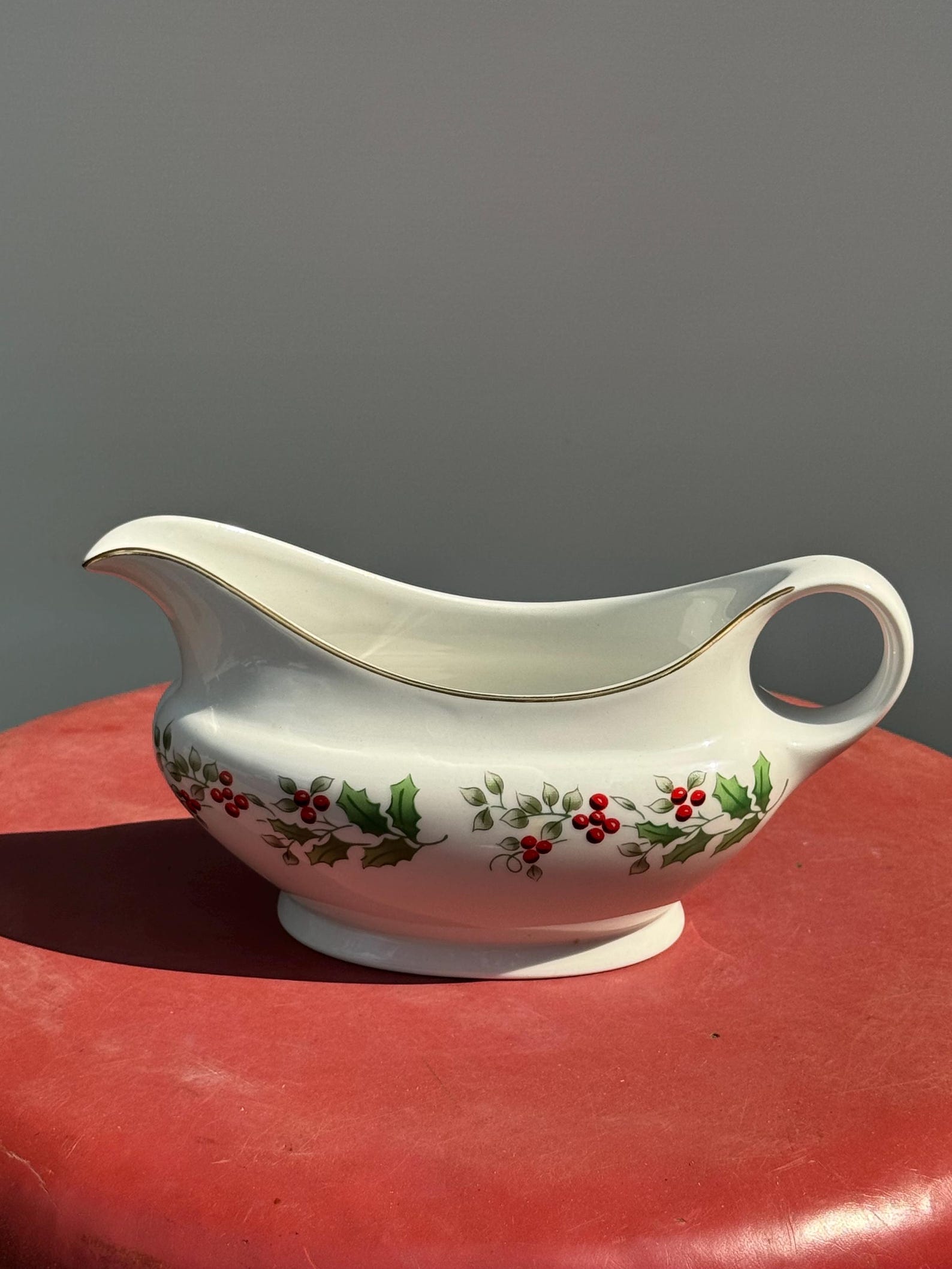 Table Setting for Eight Plus Gibson Housewares Christmas Charm Vintage ...