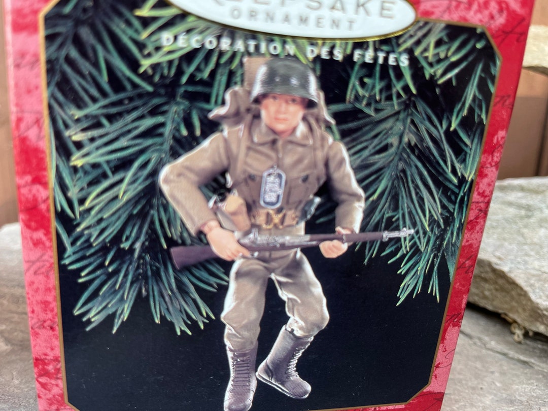 Christmas Tree G.I. Joe Army Ornament Hallmark Vintage Collectible 35th ...