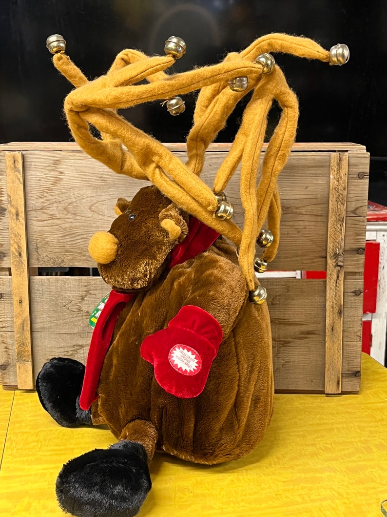 Dancing Reindeer, Dance, Vintage, Christmas, Xmas, Plush, Collectible ...