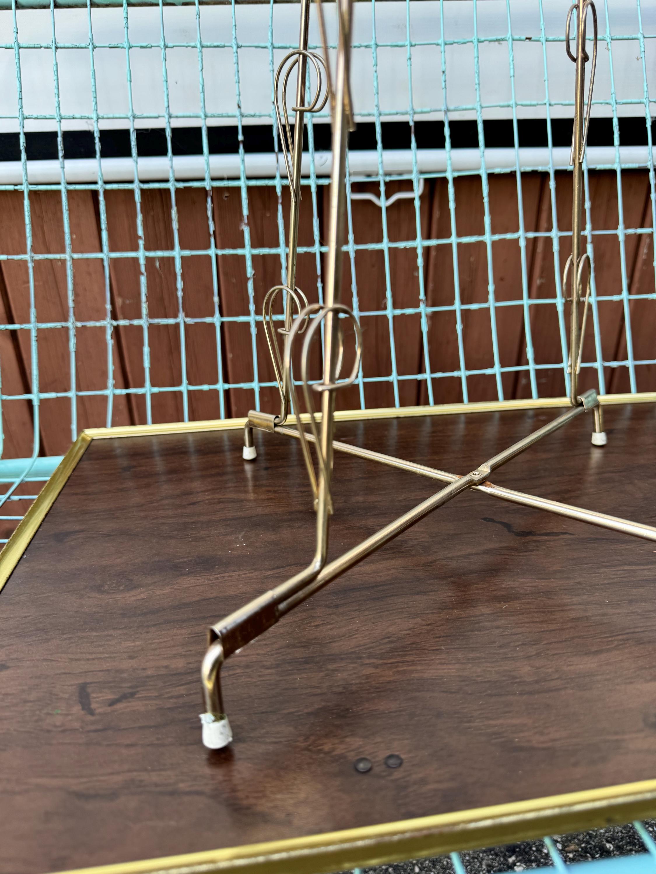 Christmas Tree Card Holder Vintage Metal Manufactured in Canada Holds ...