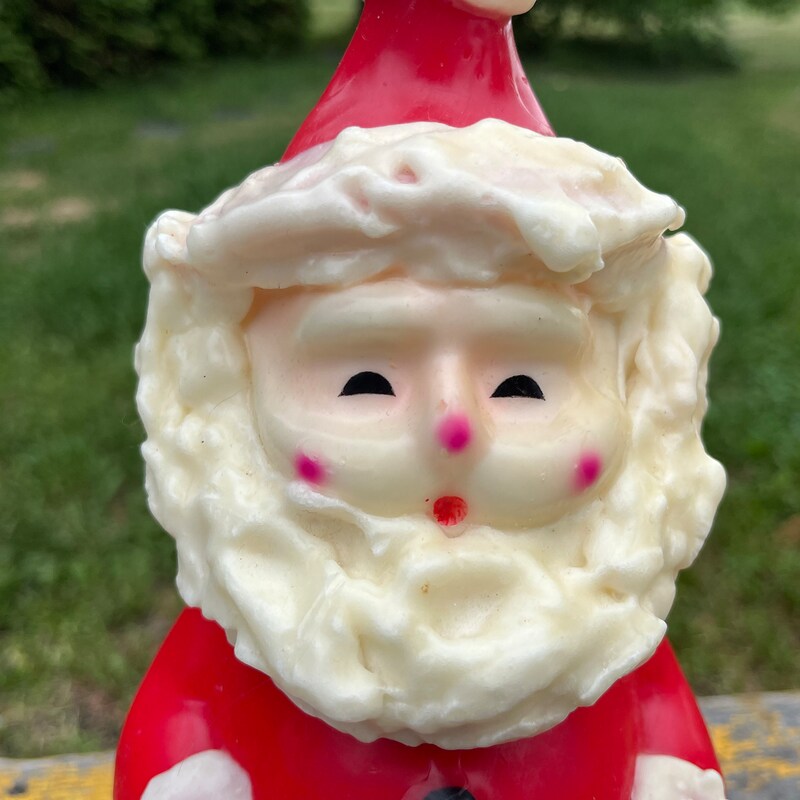 Vintage Santa Candle - Etsy
