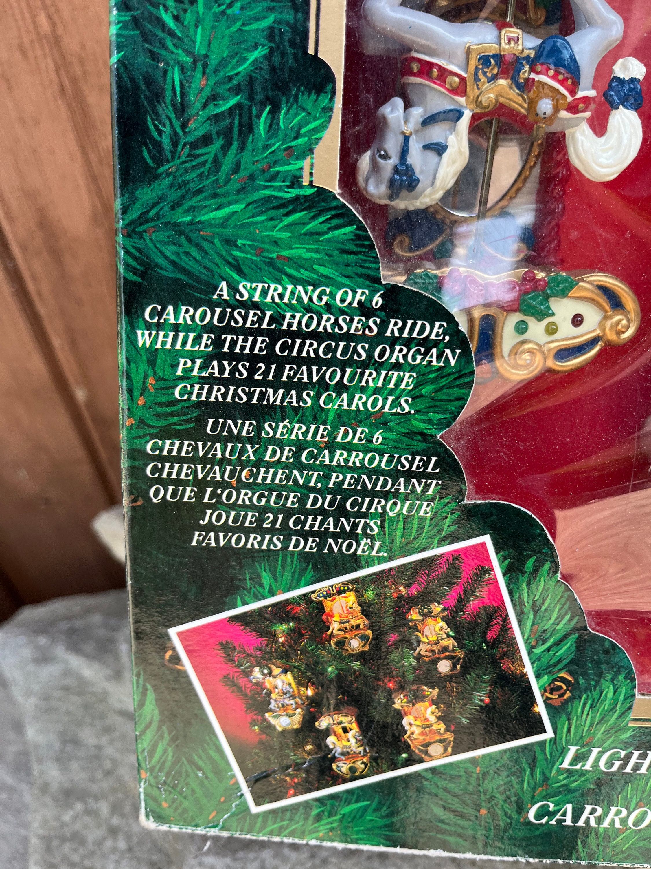Mr Christmas Holiday Carousel Lighted Musical Vintage New Old Stock in ...