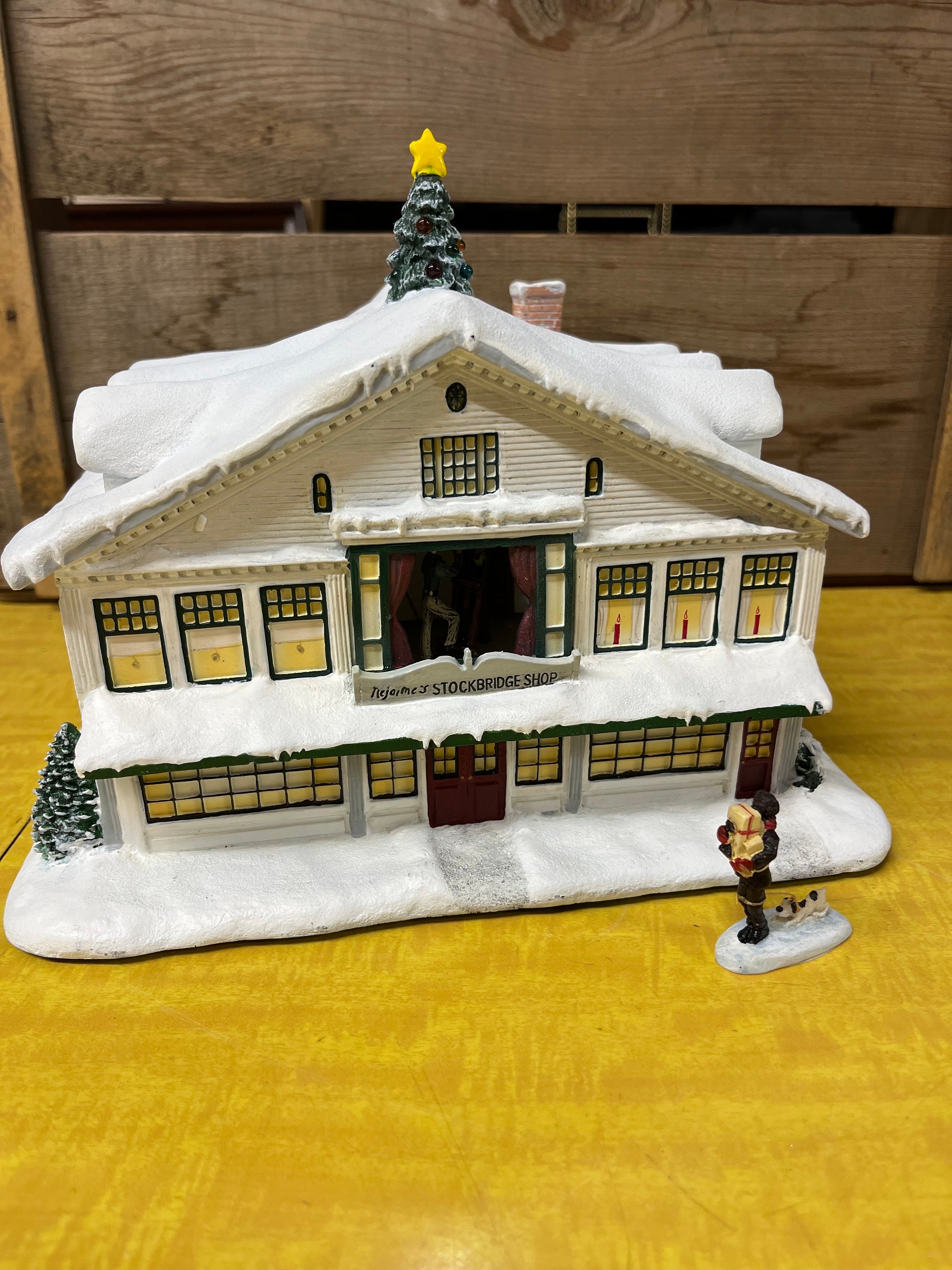 Norman Rockwell Hawthorne Village rockwell Studio Collectible Christmas ...