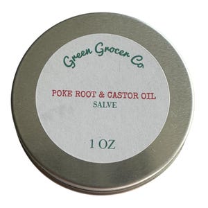 POKE ROOT and CASTOR Oil Salve - Etsy