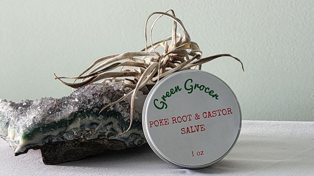 POKE ROOT and CASTOR Oil Salve - Etsy