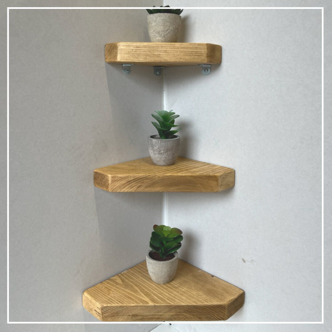 5-sided Corner Shelves - Etsy
