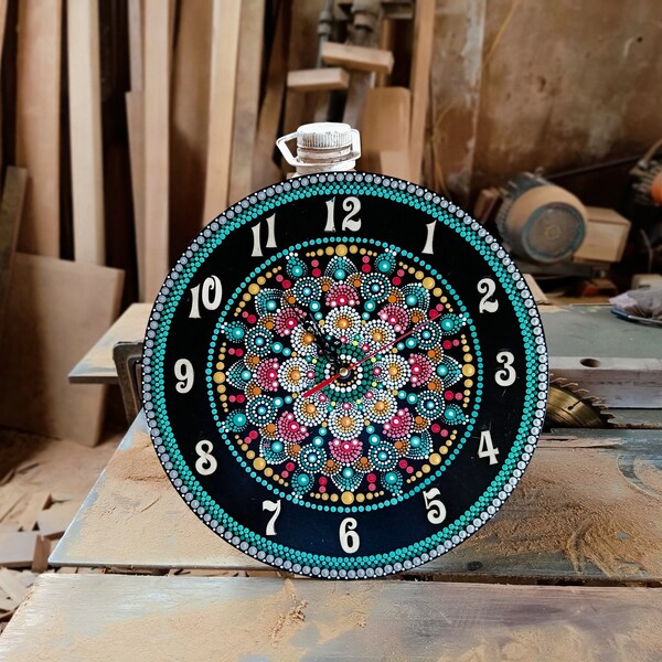 Mandala Clock - Etsy
