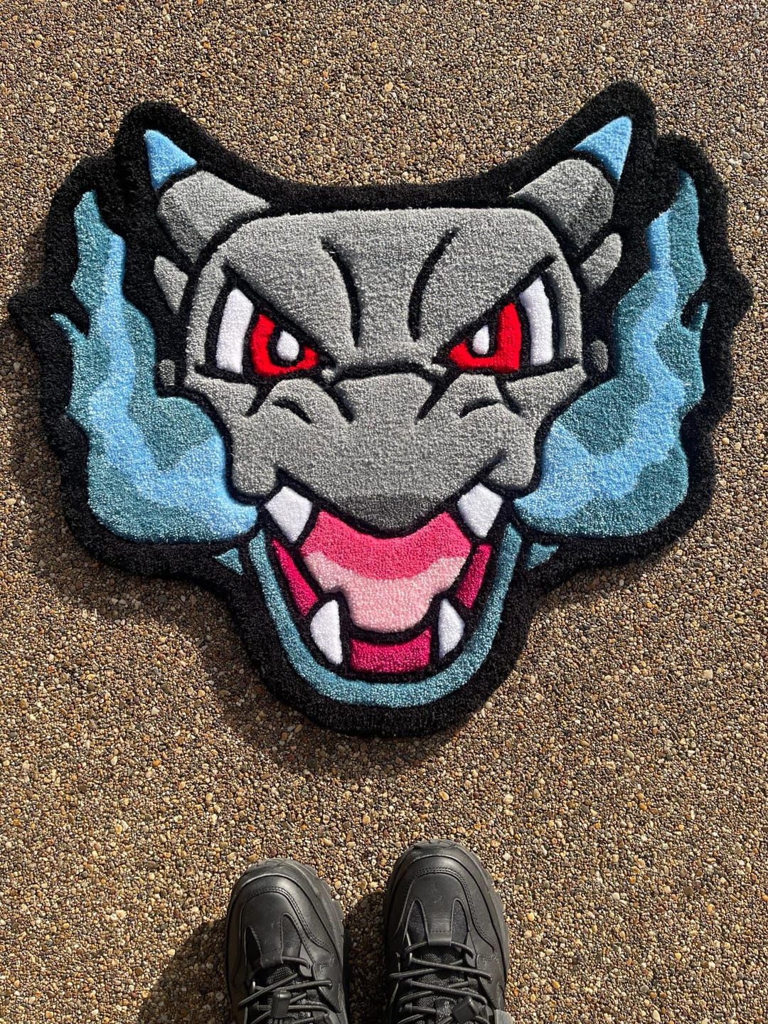 Anime Custom Tufted Rug Mega Charizard - Etsy
