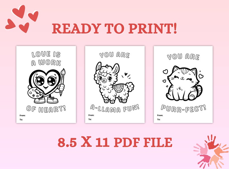 30 Valentine Coloring Pages for Kids: Valentine's Day Activity ...