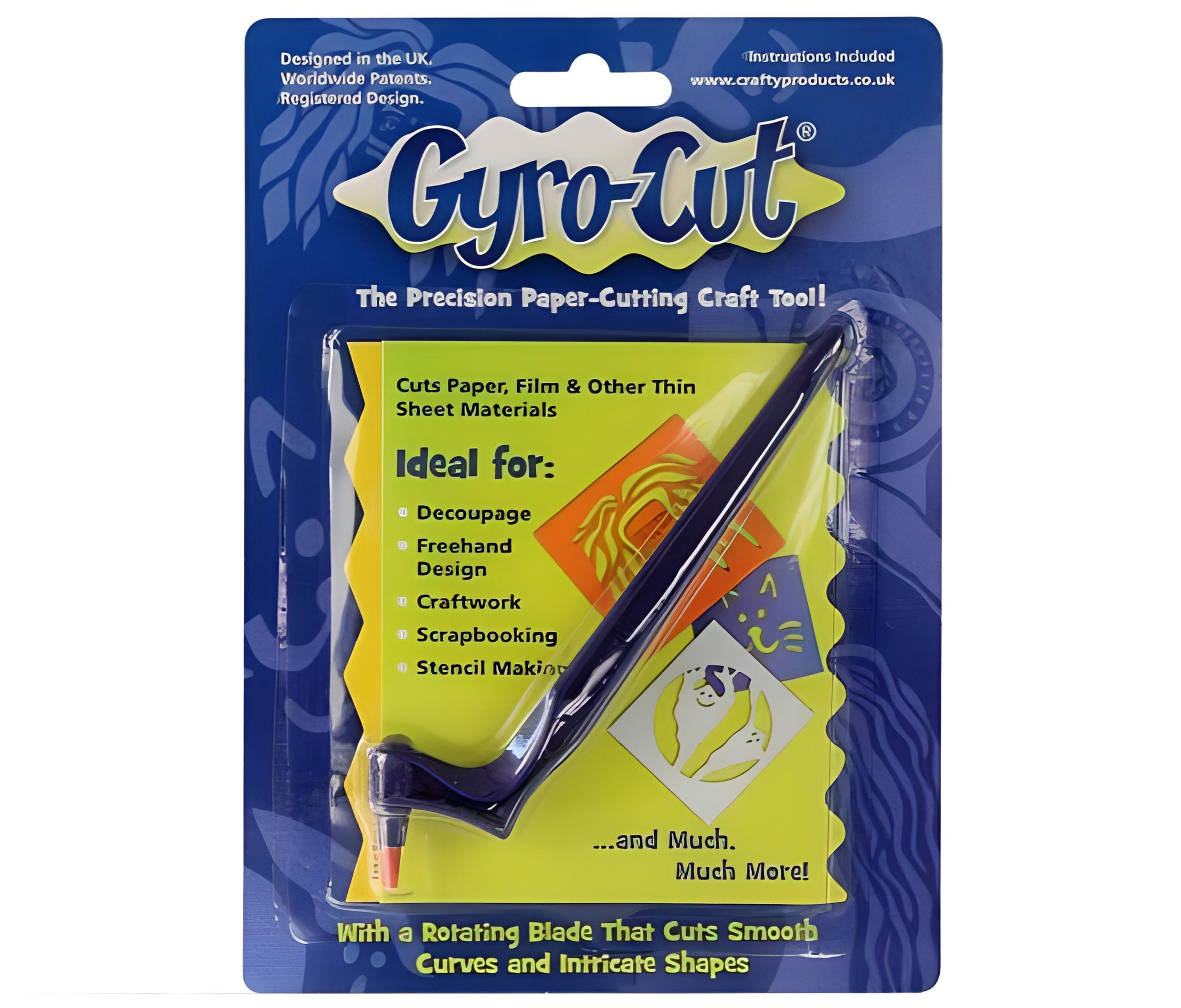 Genuine Gyro-cut® Ultimate Craft Tool With Rotating Standard Cut Paper ...