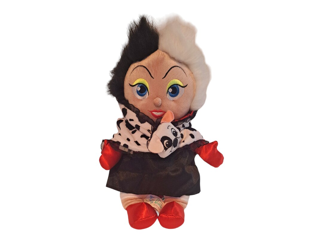 Disney Parks Babies Cruella De Vil 101 Dalmatians 11 Plush in A ...