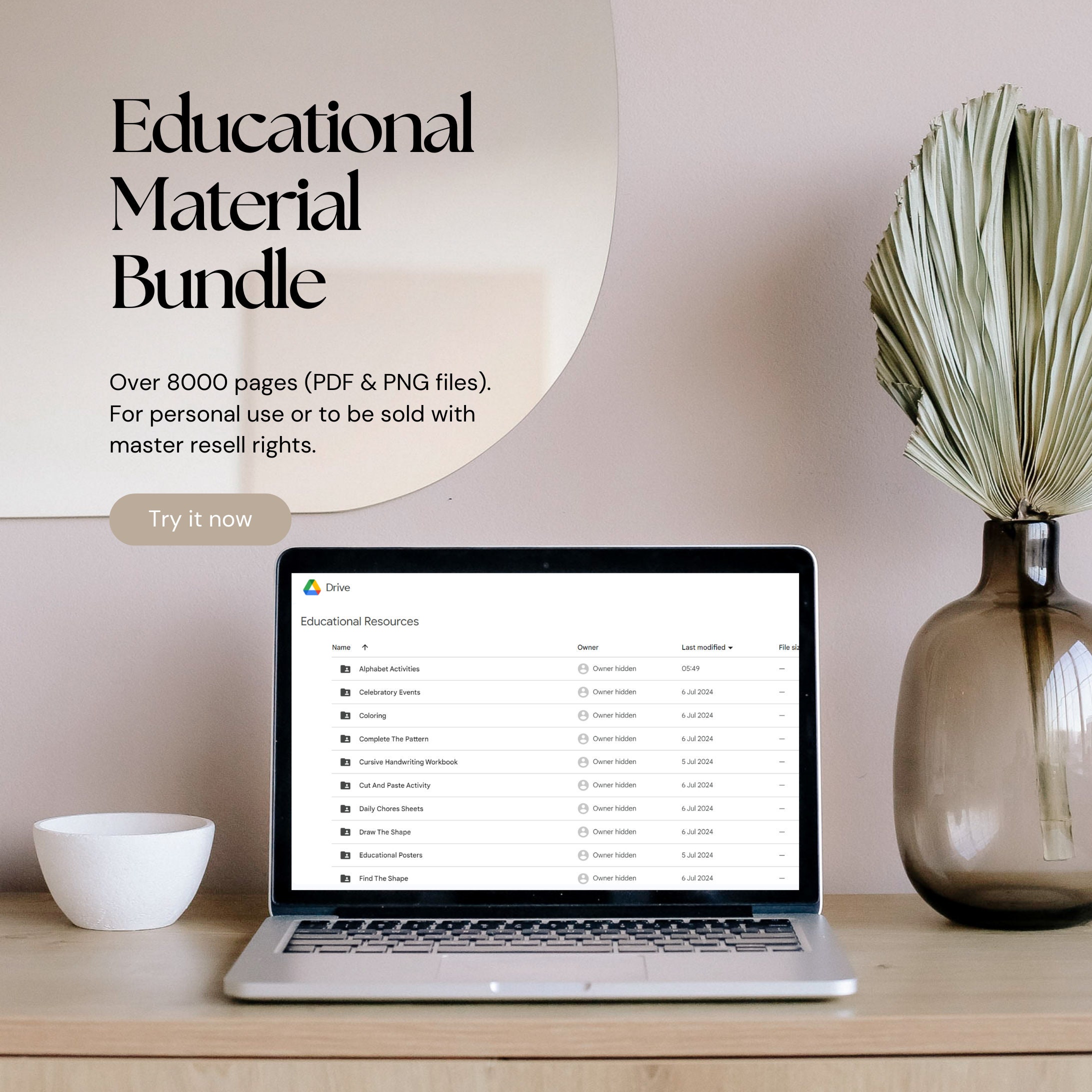 MRR PLR Educational Resources Bundle for Parents & Teachers Prek Kids ...