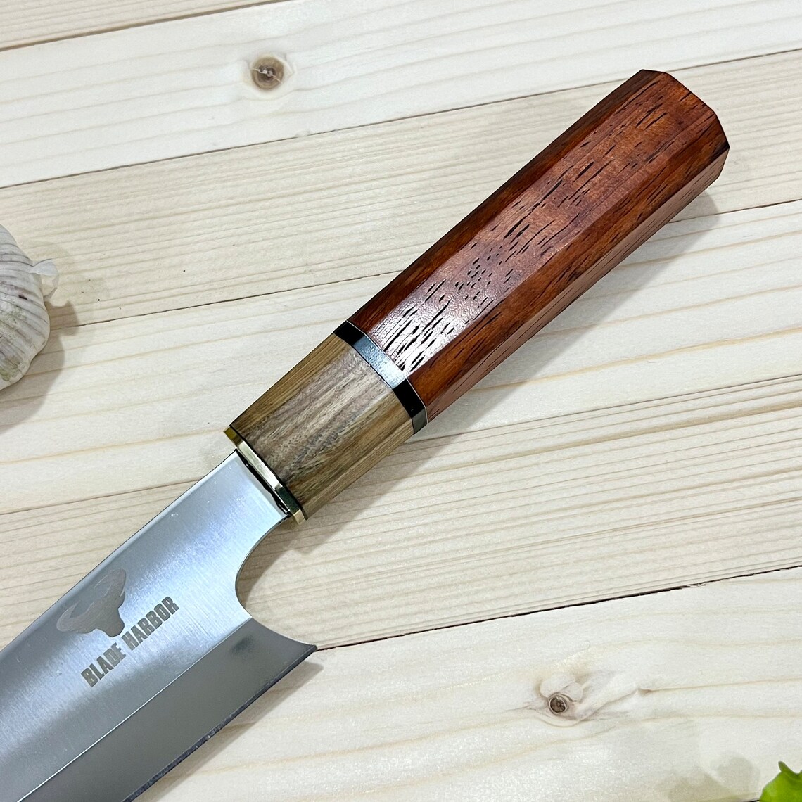 Handmade Japanese Gyuto Kitchen Knife Kiritsuke Chef Sushi Chopping ...