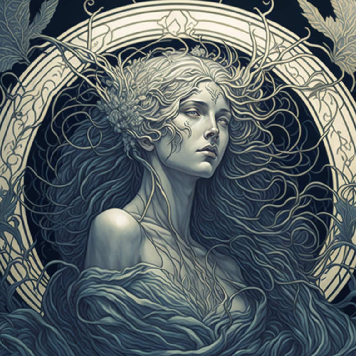 Celestial Virgo Art: Digital Download for Zodiac Enthusiasts, Virgo ...