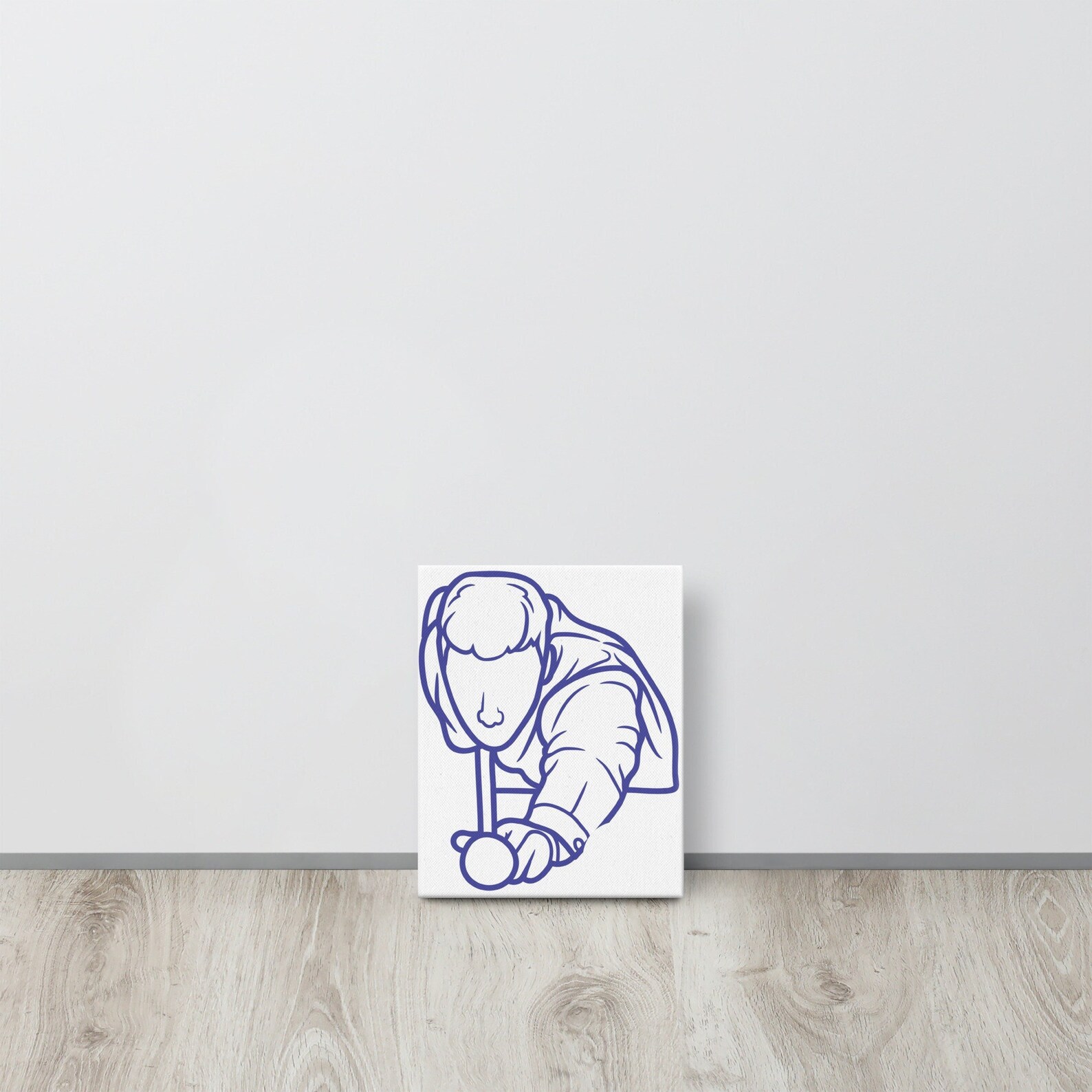 Snooker Player Outline Simple Gift Him Her Present - Etsy