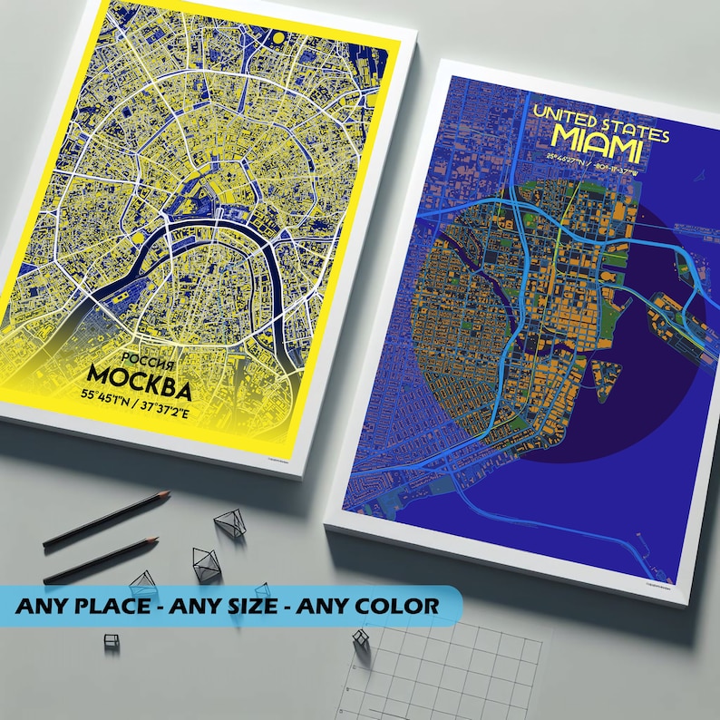 Map Art: Custom and Personalized Maps for Your Home Decor - Paper ...