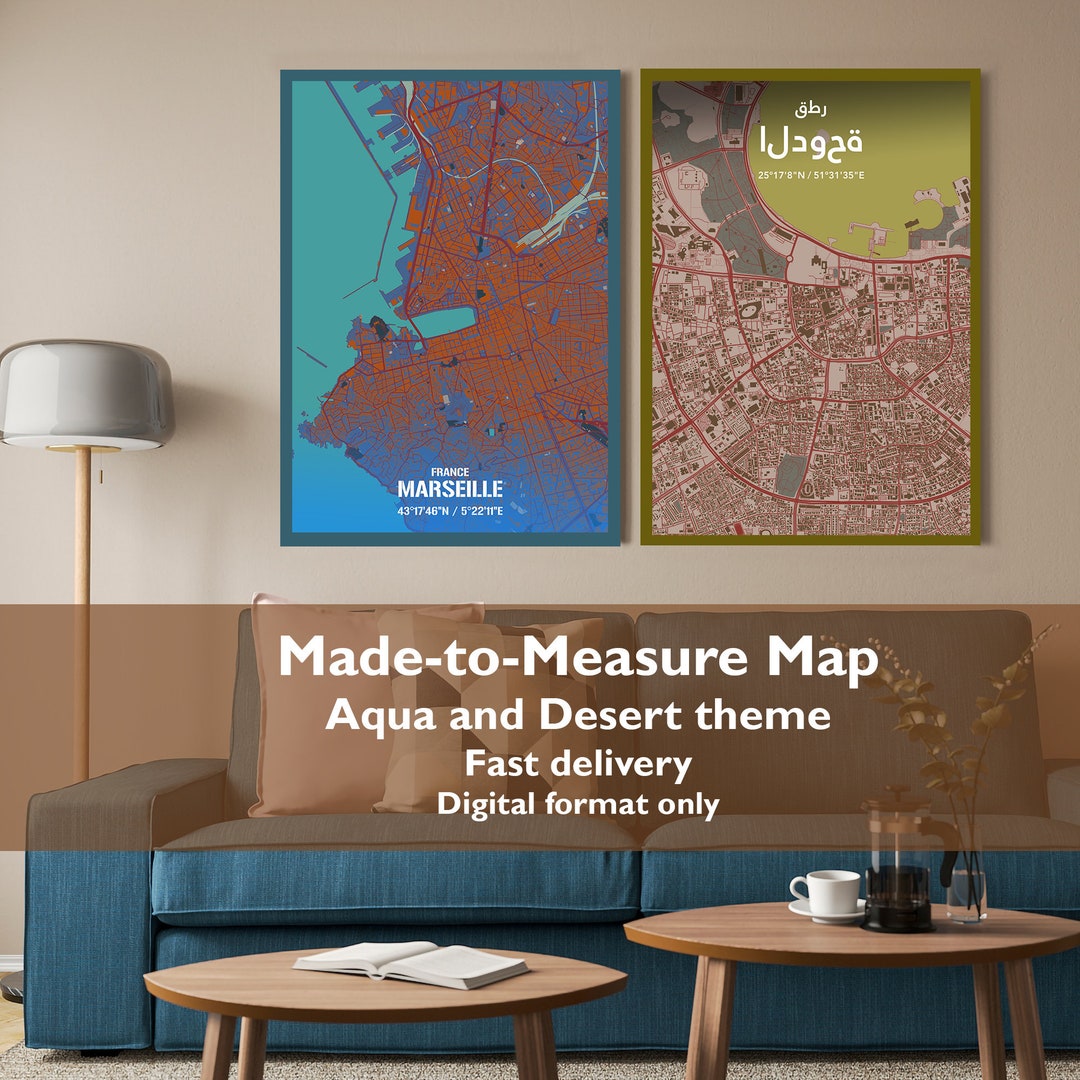 Map Art: Home-made and Personalized Maps for Your Home Decor - Etsy