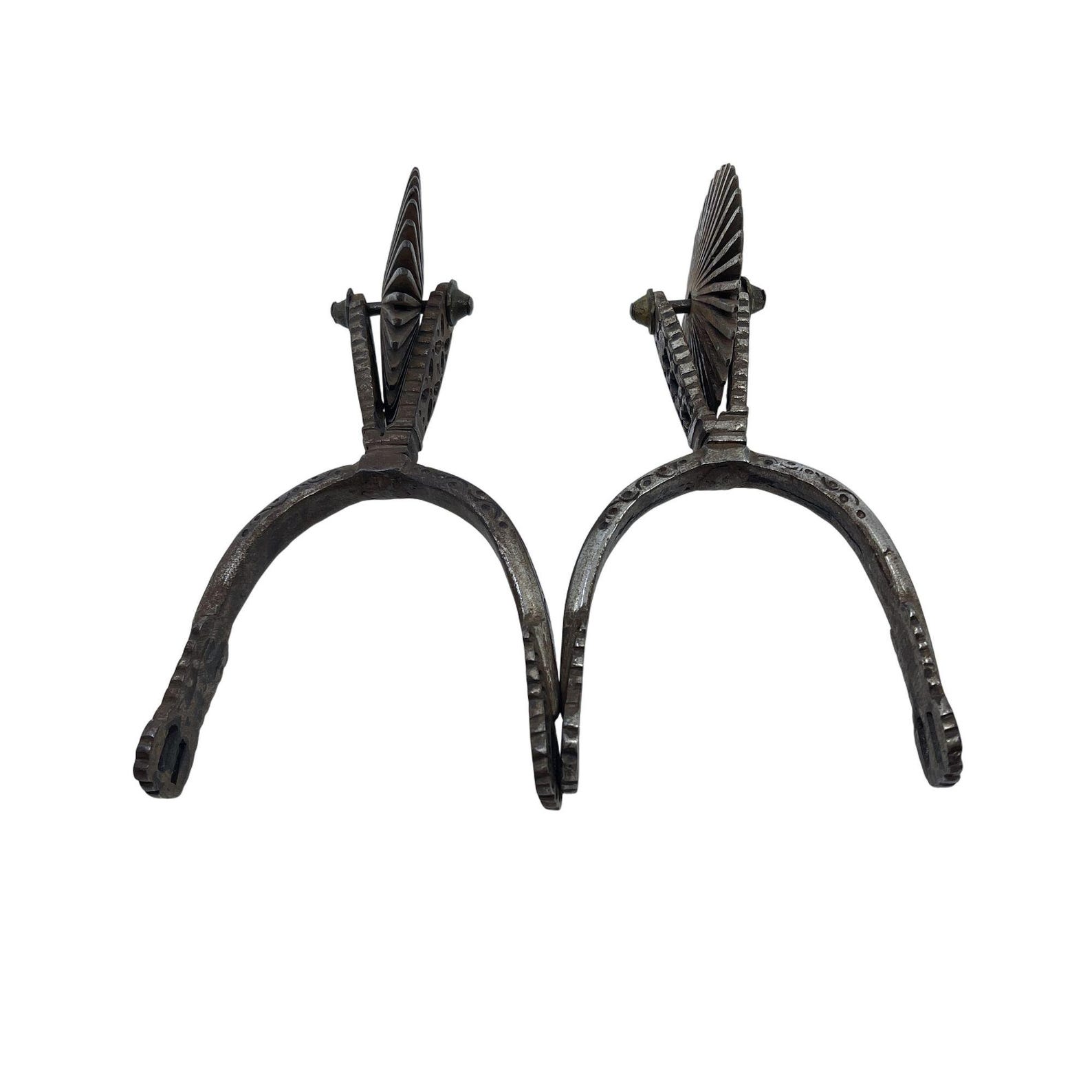 Vintage Ornate Western Cowboy Spurs With Large Rowels - Etsy