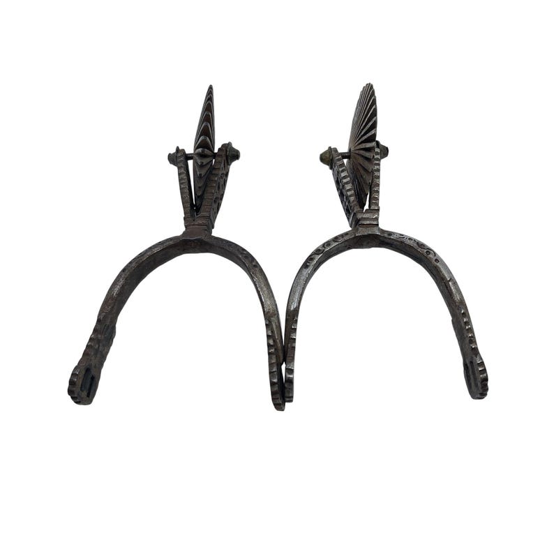 Vintage Ornate Western Cowboy Spurs With Large Rowels - Etsy