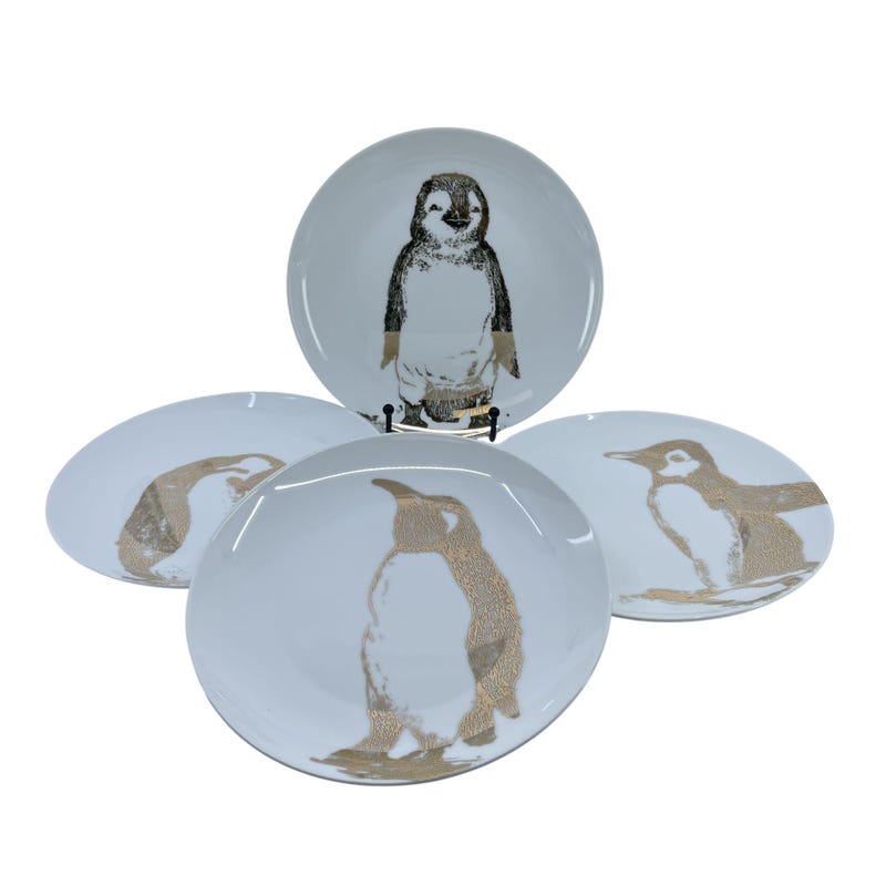 Penguin Plate - Etsy