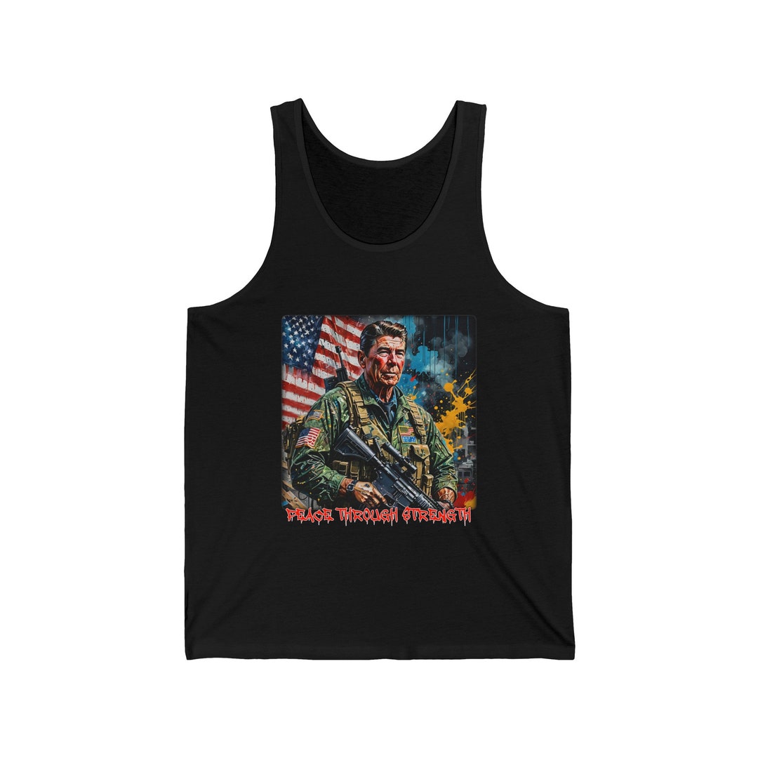 Ronald Reagan Special Ops Tank Top - Etsy