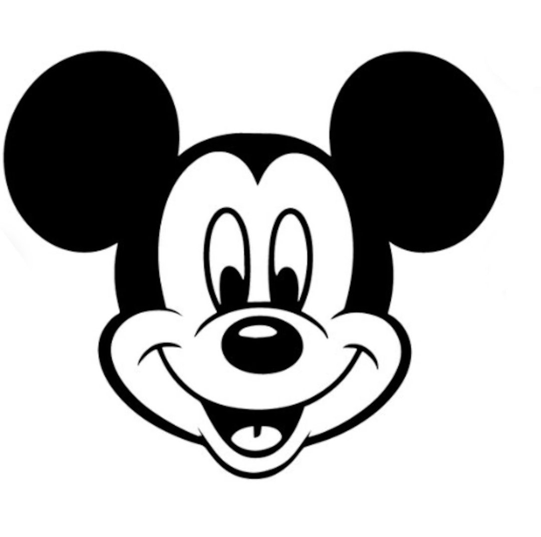 Mickey Mouse Face Svg, Mickey Mouse Head Svg, Png for Cricut ...