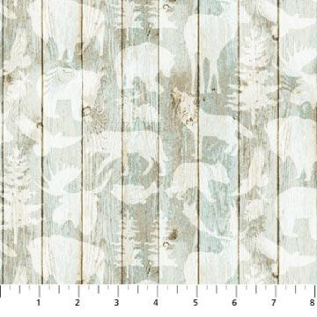Northcott F23191-61 Outdoor Adventure Flannel Quilting Fabric, Rustic ...