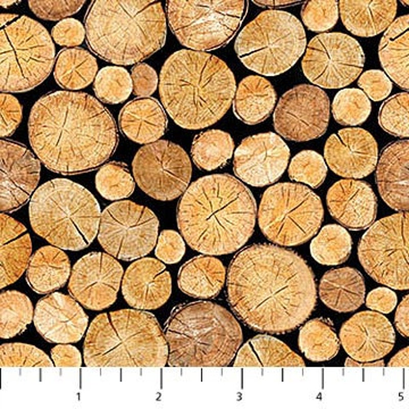 Wood Log Fabric - Etsy