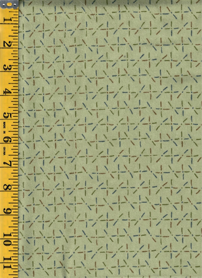 Moda 6846-12F Fern Green Fall Fantasy Flannel by Holly Taylor SOLD BY 1 ...