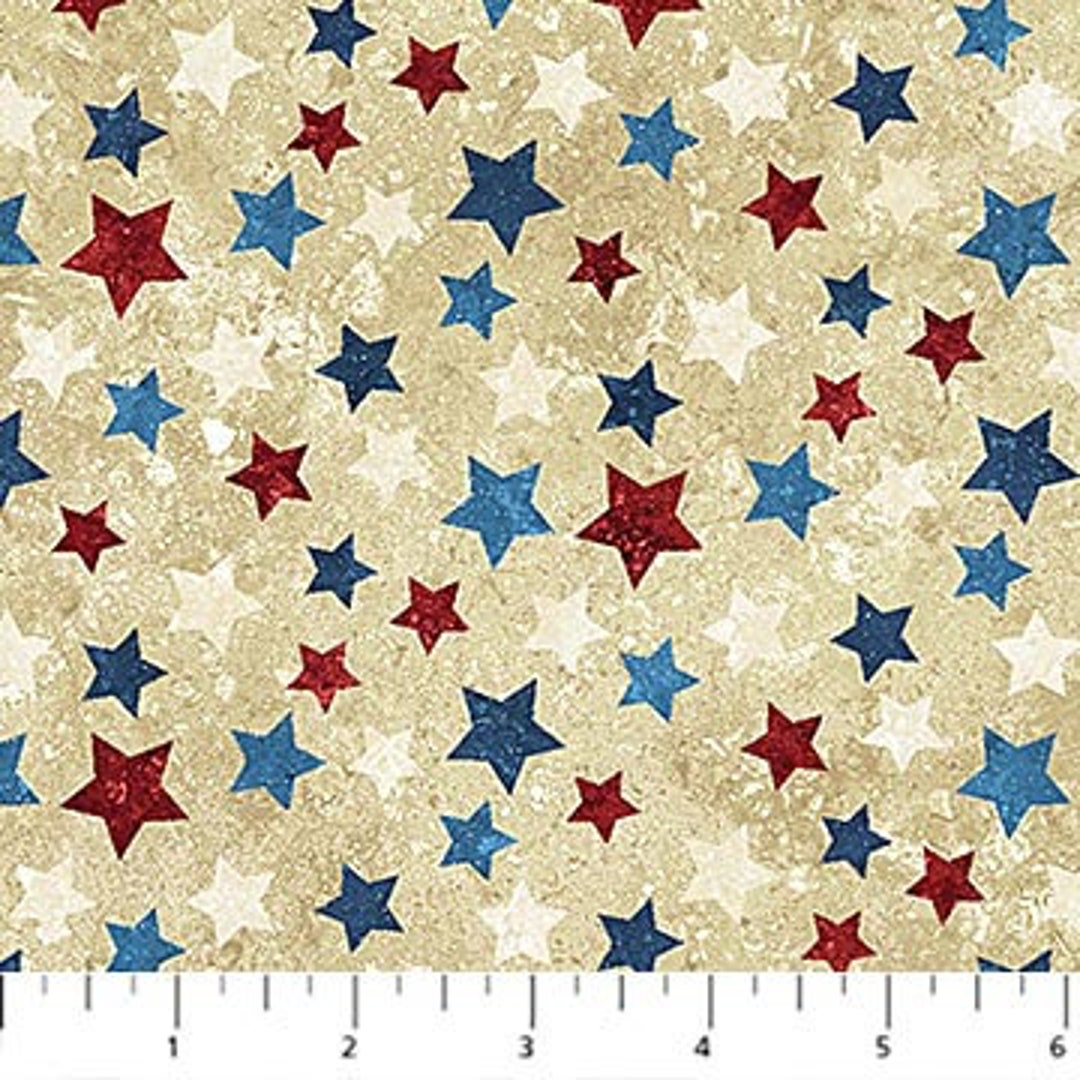 Northcott F20159-30 Stars and Stripes 2019 Flannel Quilting Fabric ...