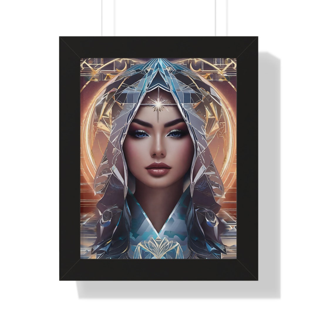 Ethereal Goddess Framed Vertical Poster - Etsy