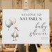 Stork Welcome Sign, Baby Shower Welcome Sign, Simple Baby Shower Sign ...