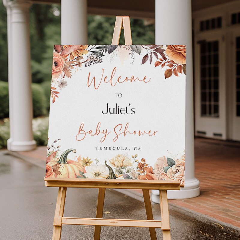 Fall Welcome Sign - Etsy