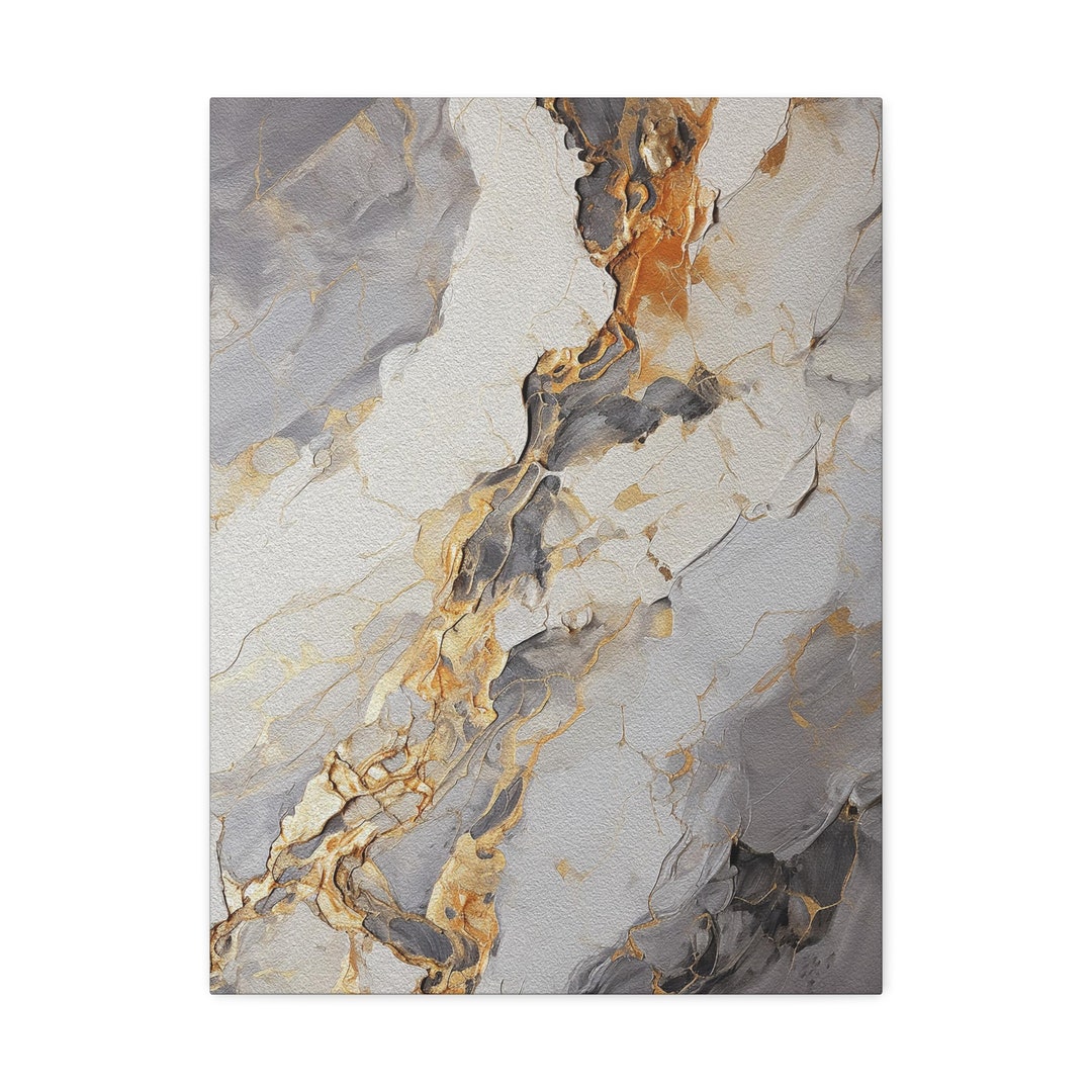 Golden Elegance: Gold and Gray Abstract Wall Art - Etsy