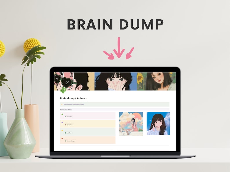 Brain Dump Notion Template Mind Declutter to Do List - Etsy