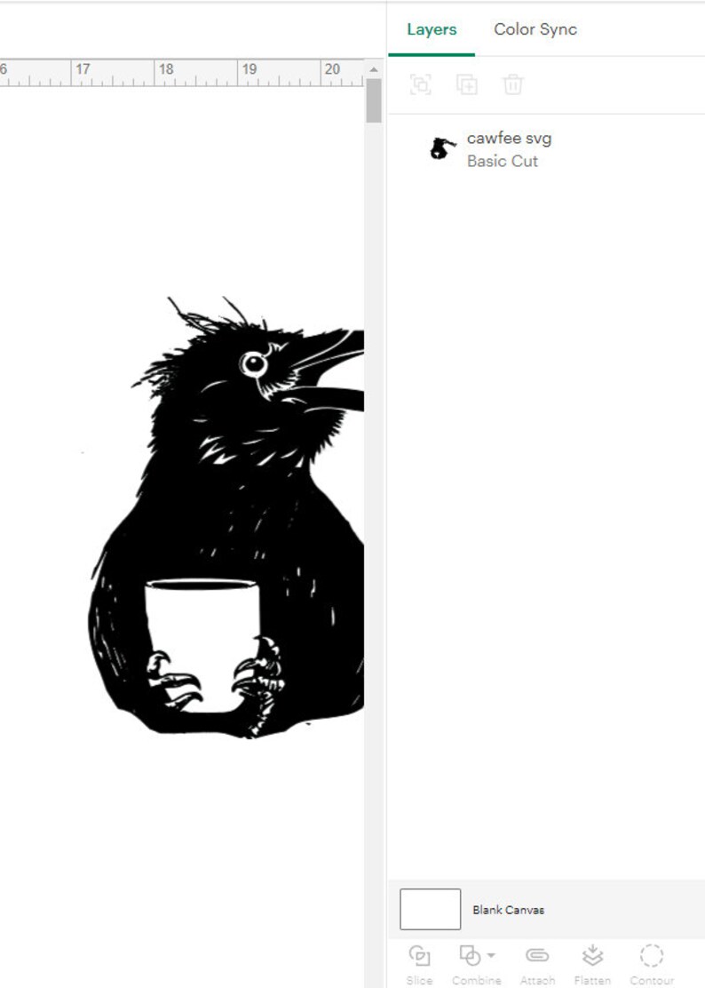 Cawfee Crow SVG: Funny Coffee Raven Design (digital Download) - Etsy