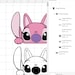 Lilo and Stitch, Angel, Pink Stitch, SVG PNG JPG, Pink Cute Design ...