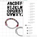 Friendship Bracelet Svg Design With Alphabet Svgs, Do It Yourself ...