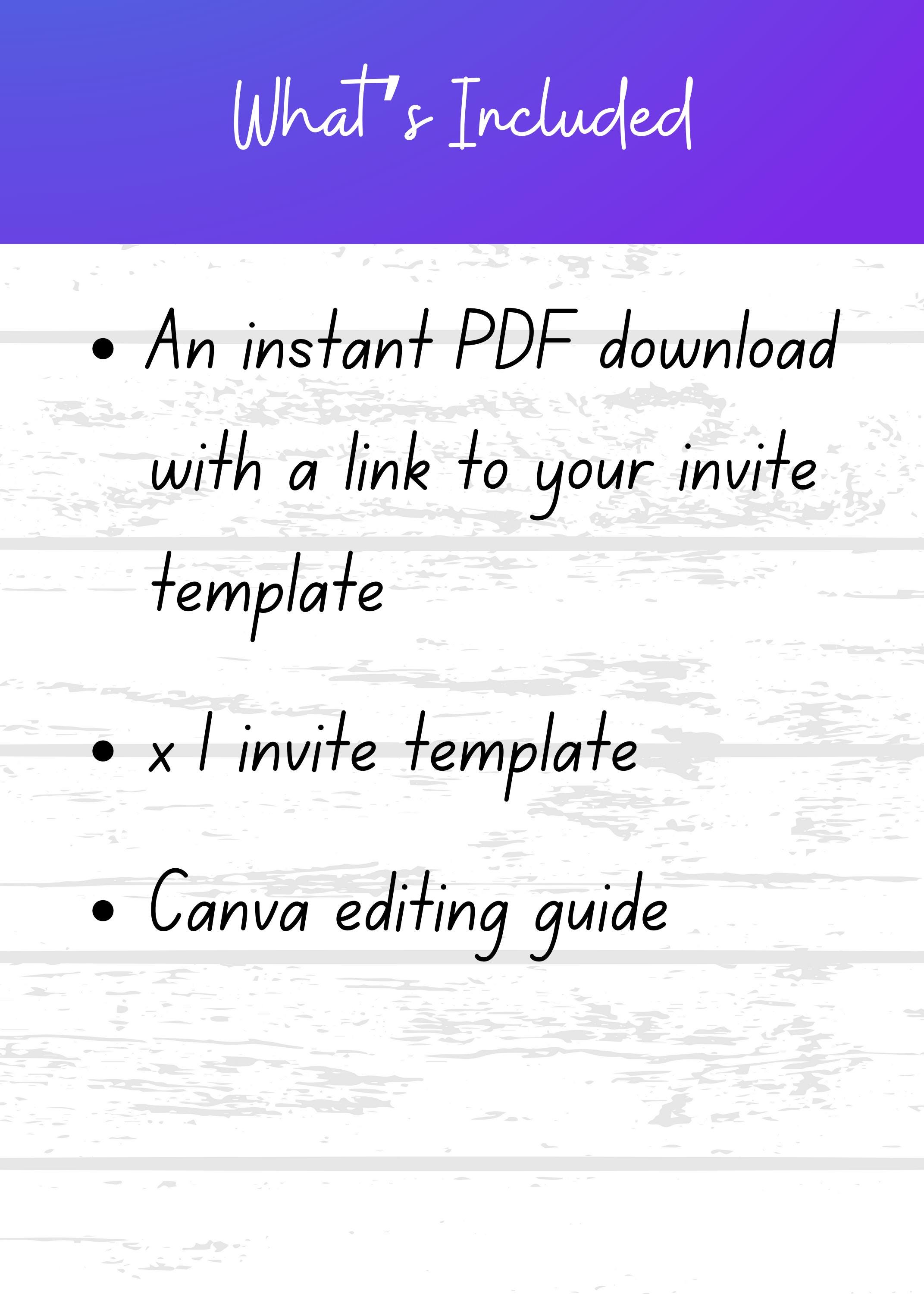 Editable Wicked Fun Birthday Customizable Invitation - Edit on Canva ...