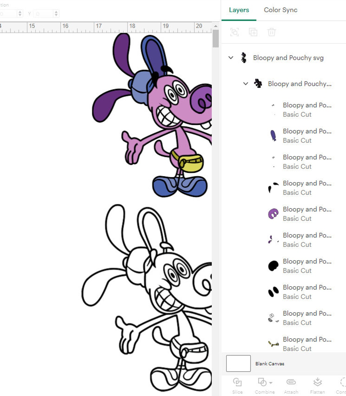 Inside Out 2: Bloopy and Pouchy Cut Files - SVG PNG JPG (digital ...