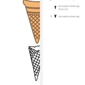 Ice Cream Cone SVG Bundle: Waffle Cone Clipart (digital Download) - Etsy