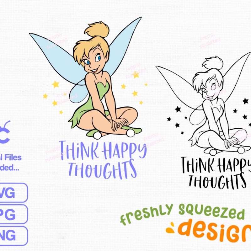 Tinkerbell Svg - Etsy