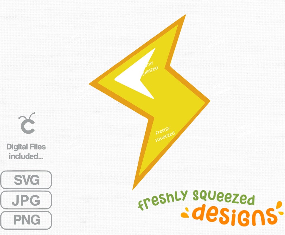 Mario Kart Cart Lightning Bolt Icon SVG PNG JPG, Svg Cut Files, Bowser ...